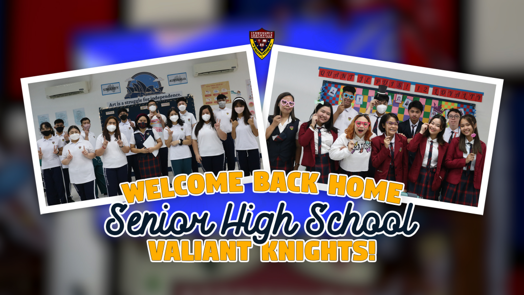 WELCOME BACK HOME SENIOR HIGH SCHOOL VALIANT KNIGHTS!