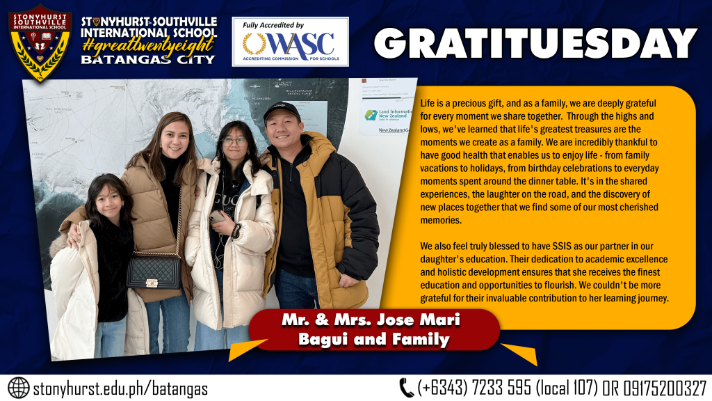 GratiTuesday: Bagui Family