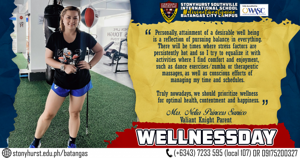 WellnessDay: Nelia Princess Sunico