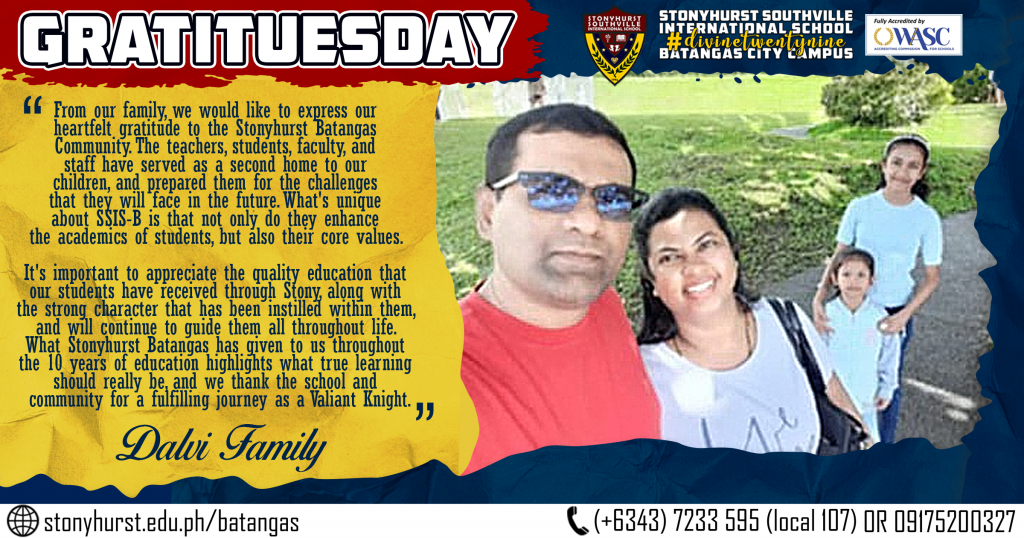 GratiTuesday: Dalvi Family