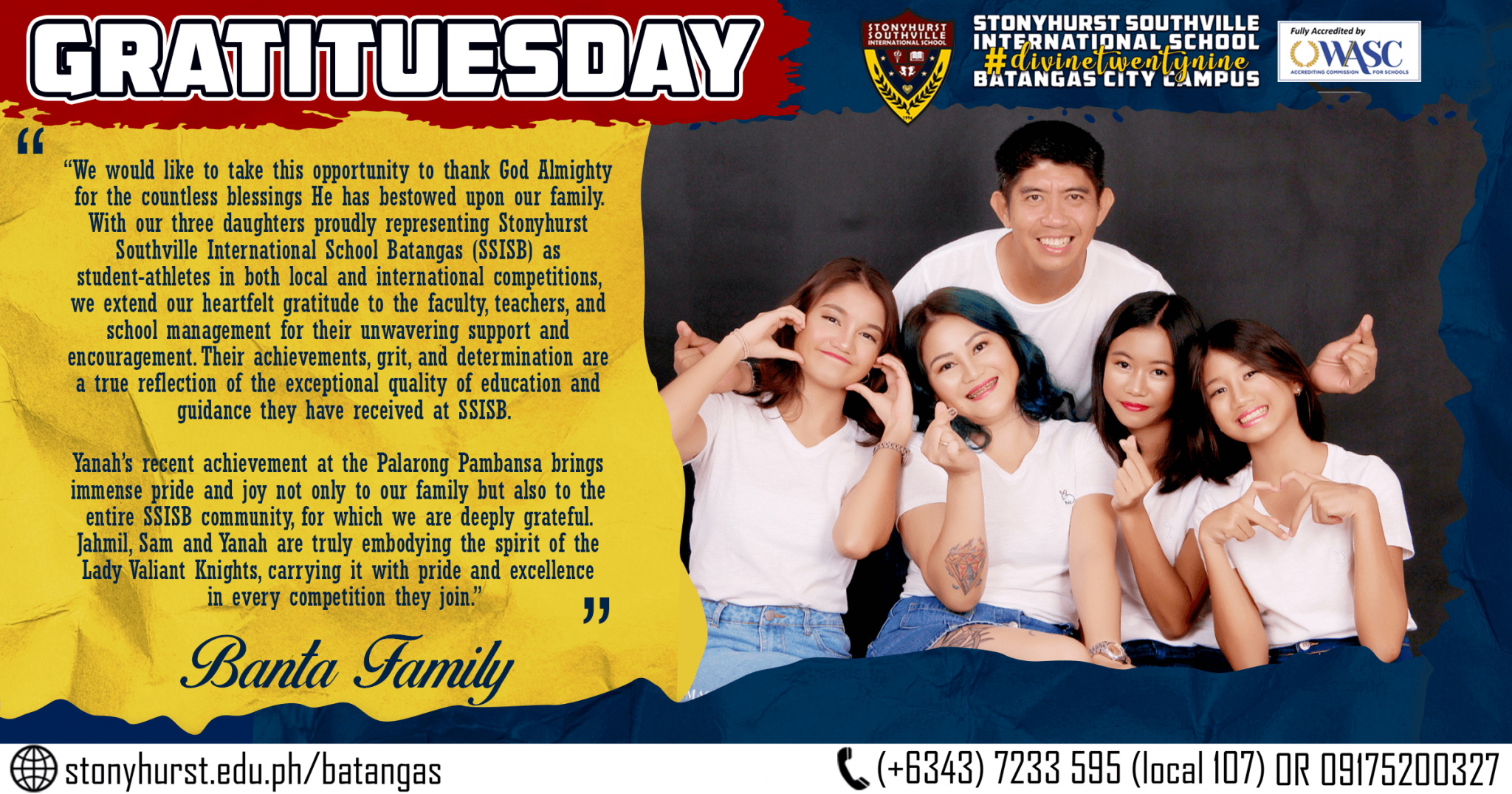 GratiTuesday: Banta Family